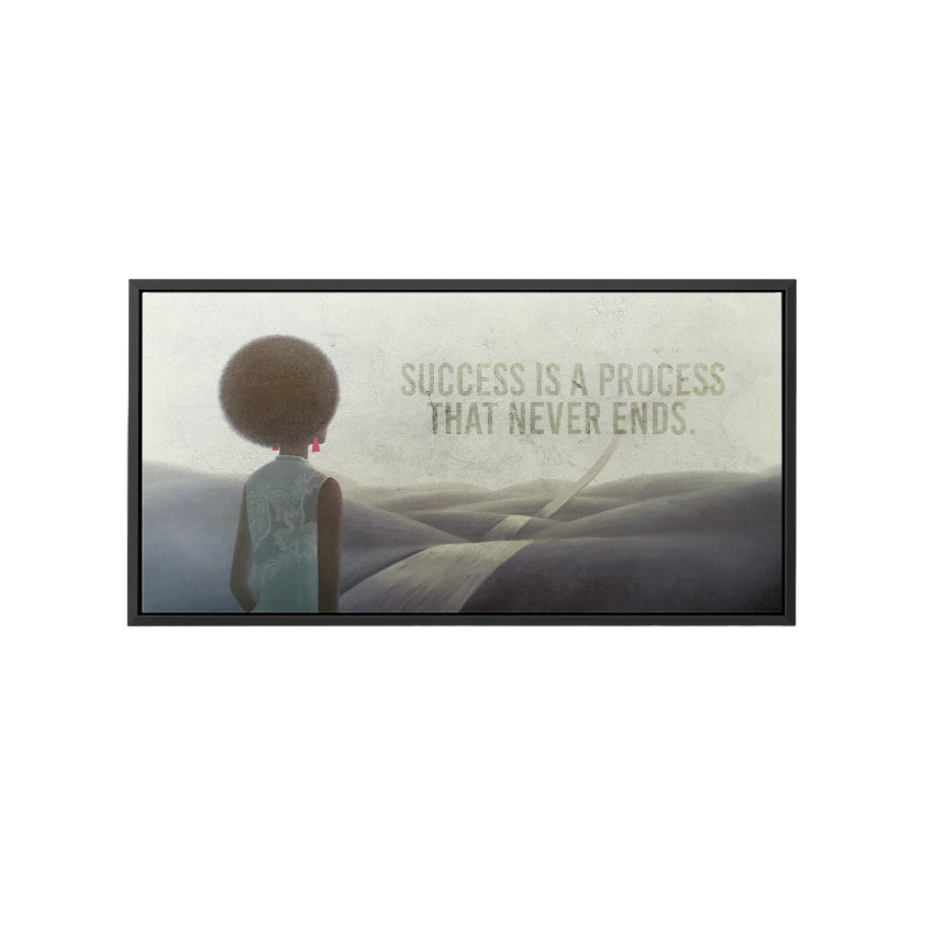 Success is a Process Landscape Canvas Art