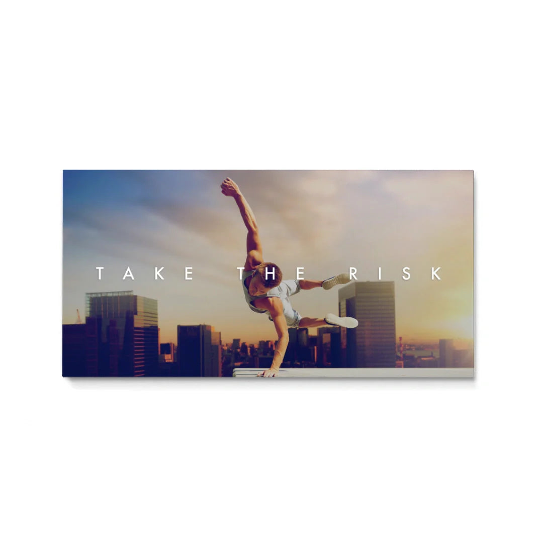 Take The Risk - Best Office Motivational Wall Art – Greattness™